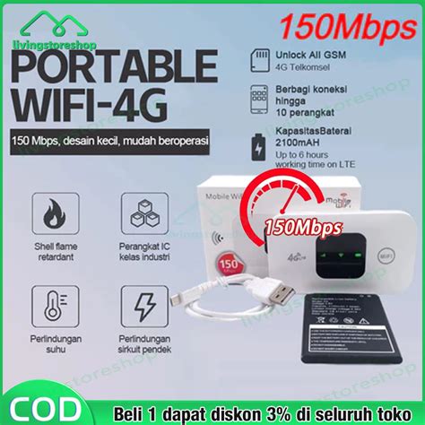 Jual Modem Wifi Mifi All Operator G Mudah Dibawa Usb Mbps G Portable Mobile Wifi Portable