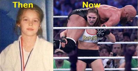 Ronda Rousey Then And Now
