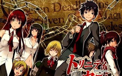 Trinity Seven Asami Lilith Fudou Akio Kasuga Arata Yamana Mira