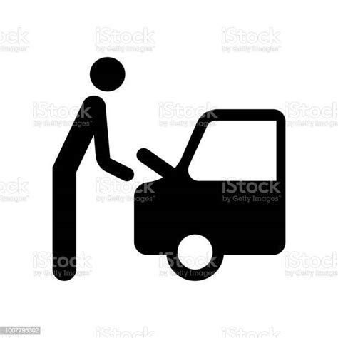 자동차 아이콘 벡터 아이콘 수리 간단한 요소 그림입니다 수리 차 기호 디자인 웹 및 모바일 사용할 수 있습니다 교통사고 충돌