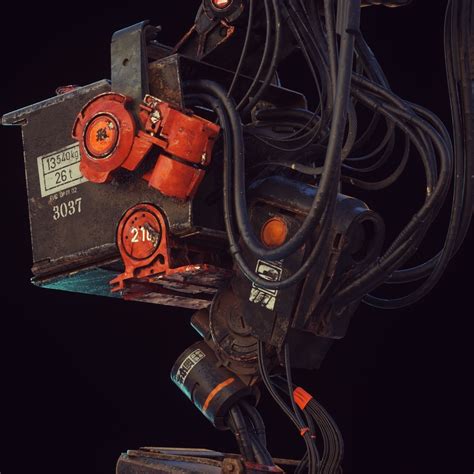 3d Model Cyberpunk Hacker Terminal V1 Vr Ar Low Poly Cgtrader