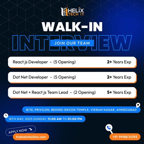Hiringnow Ahmedabadjobs Walkininterview Techjobs Reactdeveloper