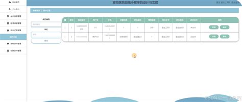 基于springboot宠物医院微信小程序的设计与实现 Csdn博客
