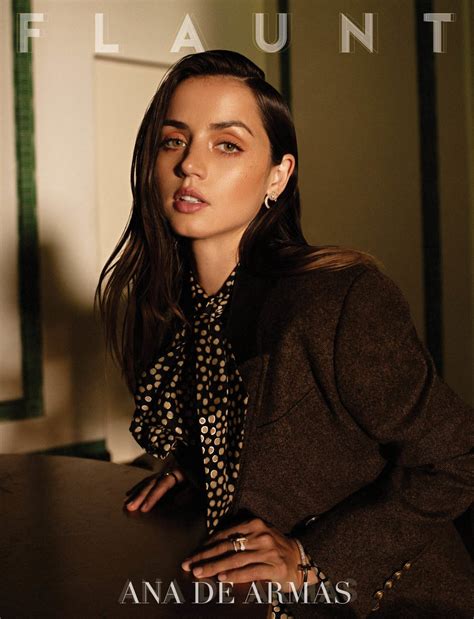Ana De Armas Covers Flaunt Magazine Issue 172 By Yana Yatsuk