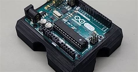 Arduino Uno R3 Desktop Holder By Tgh56 Download Free Stl Model