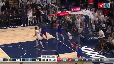 Edwards With An Incredible Sequence As He Skies For The Block And Is A One Man Fast Break To