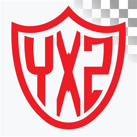 Premium Vector Yxz Letter Logo Design
