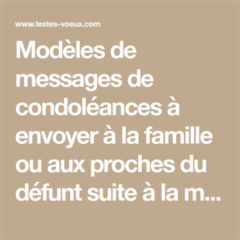 Formules de condoléances messages pour un décés