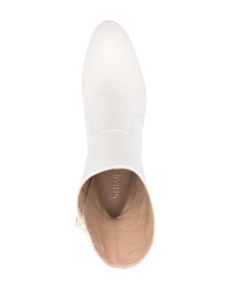 Stuart Weitzman Vida 100mm Leather Boots - Farfetch