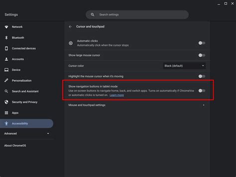How To Enable Navigation Buttons On Chromebook Tablet Mode Chrome Story
