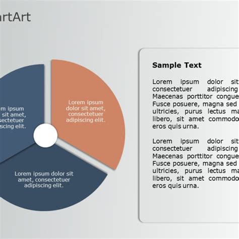 SmartArt Cycle Segmented Pie 7 Steps