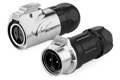 China Customized Waterproof Lp16 2pin M16 Electrical Power Connector