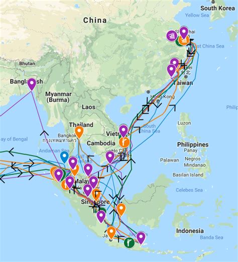Zheng He Sea Route