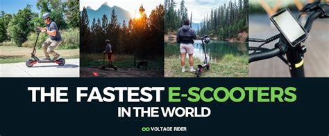 Fastest Electric Scooters In 2023 From 40 Mph To 80 Mph