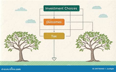 Investment Decision Tree A Decision Tree Diagram Illustrating Various Outcomes Of Investment