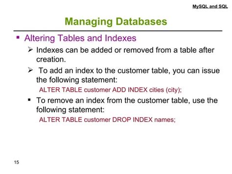 Mysqlppt Databases Computer Software And Applications