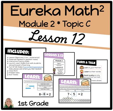 1st Grade Eureka Math Squared Module 2 Topic C Lesson 12 Slides