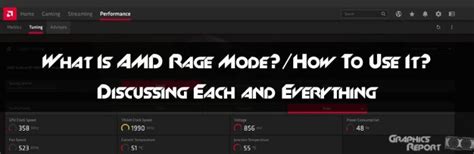 What Is AMD Rage Mode Is It Worth It Graphics Report