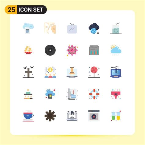25 Flat Color Concept For Websites Mobile And Apps Cocktail Storage Interaction Light Cloud