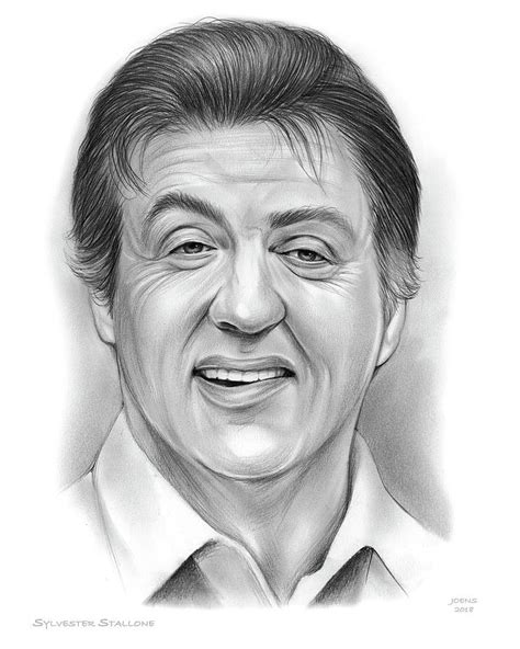 Sylvester Stallone Art Drawing Drawing Skill