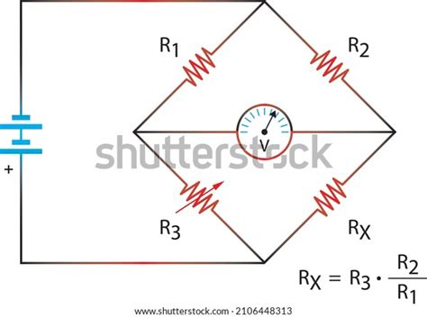 전자식 휘트스톤 브리지 저항기 스톡 벡터로열티 프리 2106448313 Shutterstock