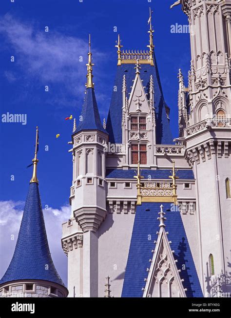 Cinderella S Castle Magic Kingdom Walt Disney World Orlando Florida United States Of