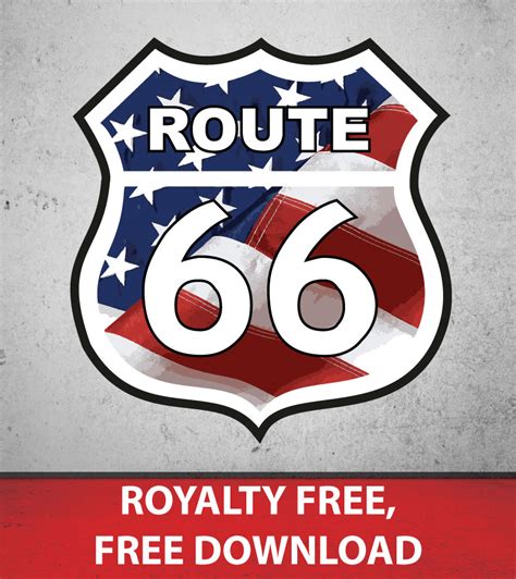Route 66 Logo Vector At Getdrawings Free Download
