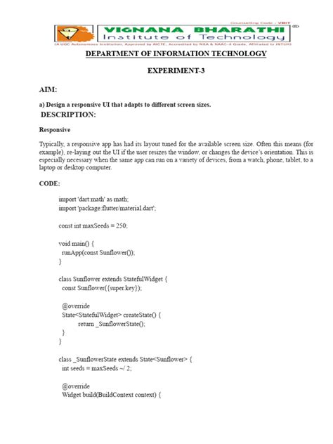 Week3flutterui Pdf Mobile App System Software