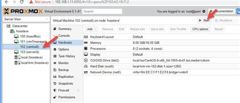 [centos] ติดตั้ง Centos8 ลงบน Proxmox ตอนที่ 1 I M Arm Blog