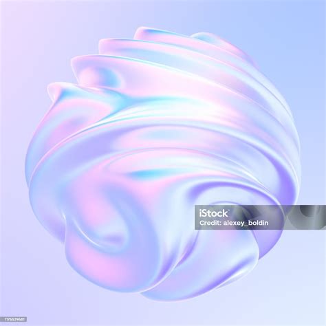 흐르는 액체 모양과 추상 현대 그래픽 3d 요소 3차원 형태에 대한 스톡 사진 및 기타 이미지 3차원 형태 그라데이션 네온 Istock