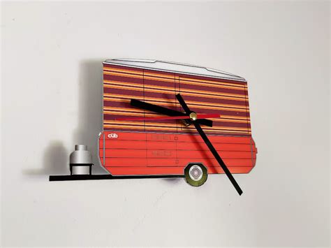 Anglo Cub Pop Top Clock In Orange The Creative Depot Store