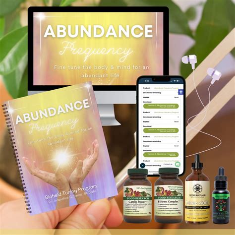 Abundance Frequency Program Session Print And Digital Workbook