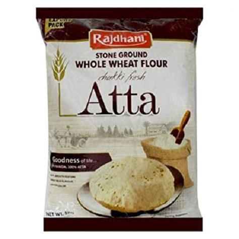 5 Kg Pack Rajdhani Brand Stone Ground Chakki Fresh Atta Or Chakki Fresh Whole Wheat Flour At 350