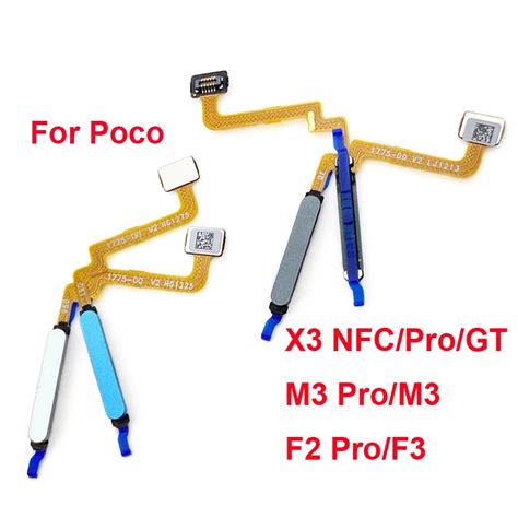 Fingerprint Sensor Power Button Flex Finger Print For Poco X3 NFC Pro GT F2 F3 M3 Shopee Malaysia