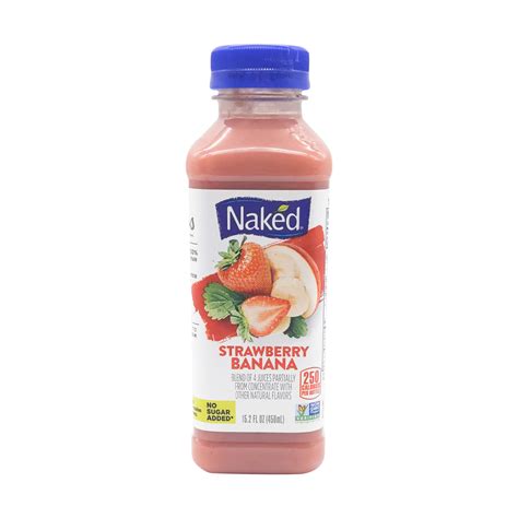Naked Strawberry Banana Fruit Smoothie Fig App