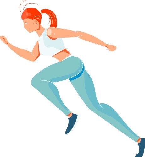 Babe Sexy Woman Fitness Royalty Free Vector Image