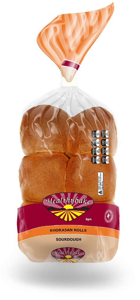 Khorasan Rolls Sourdough 6 Pack Healthybake