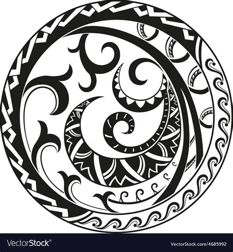 Psychedelic Circle Elements Vector By 13ug13th Image 1626952 Vectorstock