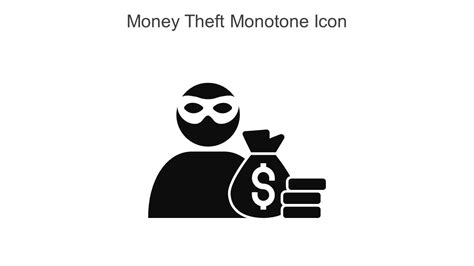 Money Theft Monotone Icon In Powerpoint Pptx Png And Editable Eps Format Ppt Presentation