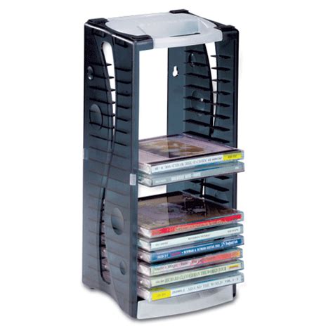 Подставка для CD/DVD BRAUBERG на 20 дисков, разборная, упак. с ...