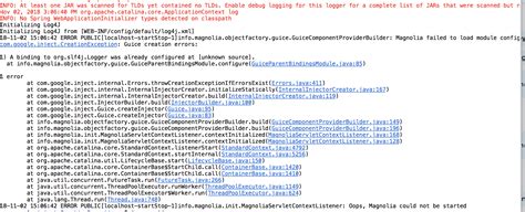 Java Guice Creation Errors Magnolia Stack Overflow