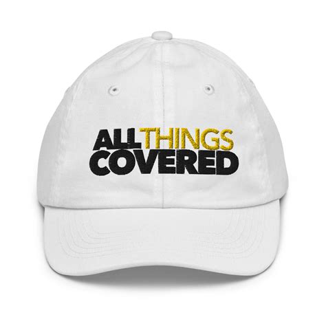All Things Covered Podcast Atc Podcast Logo Jóvenes Gorra De Béisbol