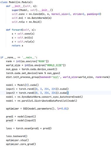 DDP Batchnorm Two Forward Error Distributed PyTorch Forums