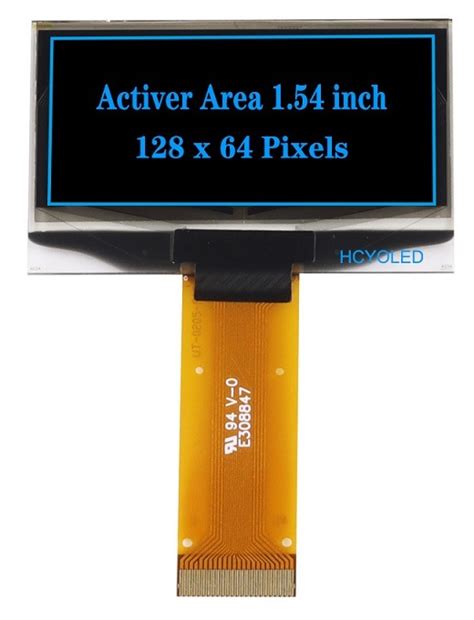 Most Popular Inch Blue Color OLED Display Panel With X Resolution China OLED Display