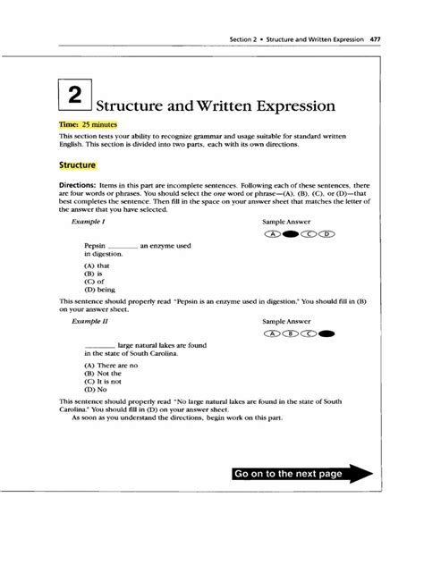mock test 2 grammar pdf