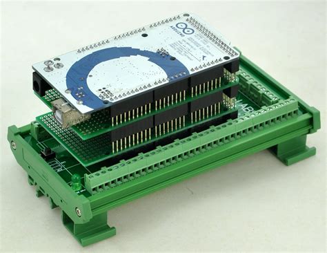 Czh Labs Din Rail Mount Screw Terminal Block Adapter Module For Arduino Mega 2560 R3 Czh Labs