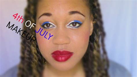 4th Of July Makeup Tutorial Youtube
