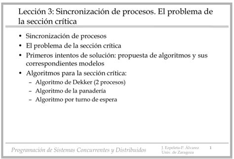 Programación De Sistemas Concurrentes Y Distribuidos