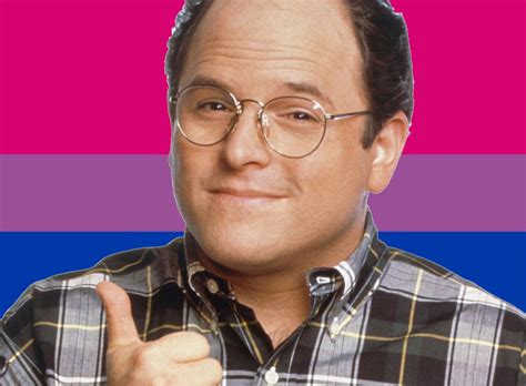 Bisexual Flag But I Added George Costanza Because Hes My Favorite