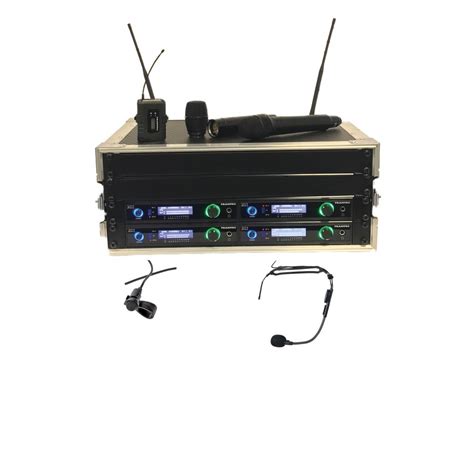 Trantec S5 5 Custom 4 12 Way Racked Wireless Microphone System Gear4music